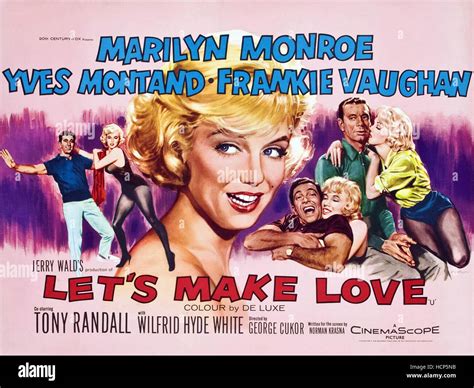 LET S MAKE LOVE From Left Frankie Vaughan Marilyn Monroe Frankie