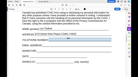 HOW TO FILL YOUR CONSENT FORM AND SMS COURIER FORM For 2 Way Courier
