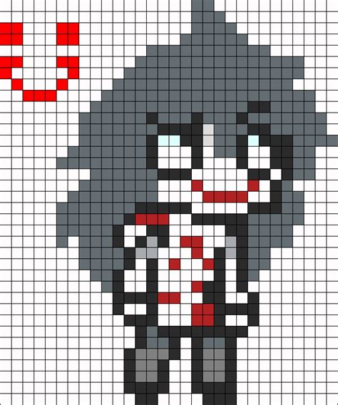 Jeff The Killer Pixel Art Template