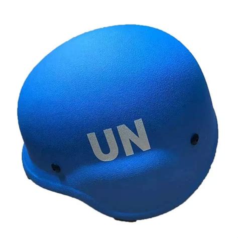 Un Blue Pasgt Security Personal Protection Bulletproof Helmet Level