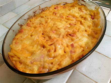 Recette De Gratin De Macaronis Jambon Fromage