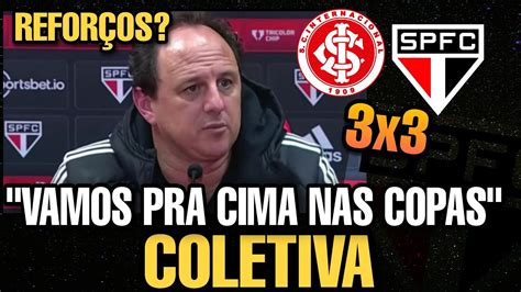 CENI é Incrível Olha o que ele disse após empate COLETIVA ROGÉRIO