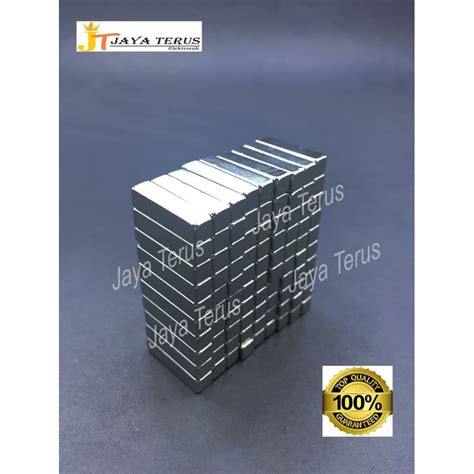 Jual Strong Magnet Neodymium X X Mm Balok Persegi Petak Mm N