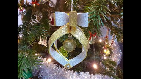 Ozdoba Choinkowa Z Pianki Brokatowej Easy Christmas Ornaments Ideas