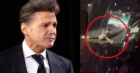 Luis Miguel sufre aparatosa caída en pleno concierto filtran videos