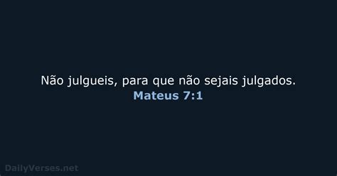 23 de junho de 2019 Versículo da Bíblia do dia ARA Mateus 7 1