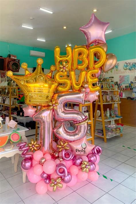 Bouquet A Os Decoraci N Con Globos Cumplea Os Globos