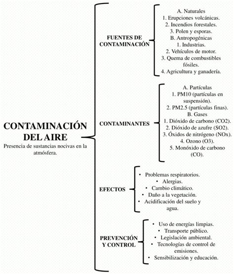 Cuadros sinópticos Contaminación del Aire Descargar