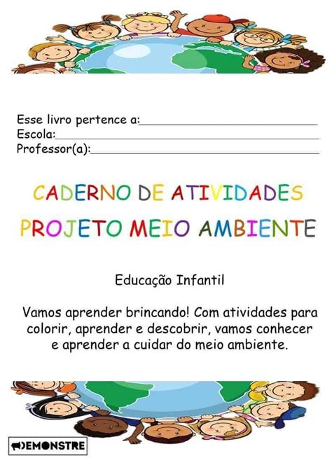Projeto Meio Ambiente Educação Infantil Caderno De Atividades