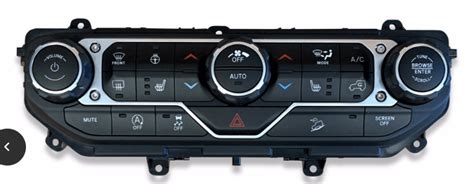 Jeep Wrangler Jl Gladiator Jt Hvac Control Featuring Heated