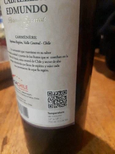 Caballero Edmundo Reserva Especial Carménère Vivino US