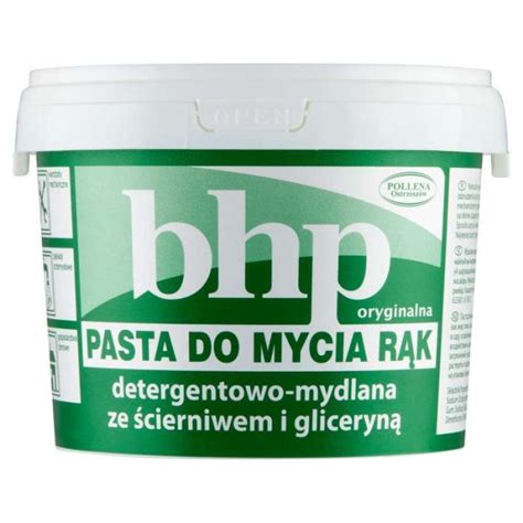 Bhp Pasta Do Mycia Rąk Detergentowo mydlana 500 g