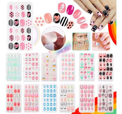 Descubrir 50 imagen diseños de uñas postizas para niñas Viaterra mx