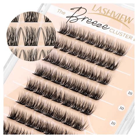 Snapklik LASHVIEW Lash Clusters 70 Pcs Cluster Lashes DIY Eyelash
