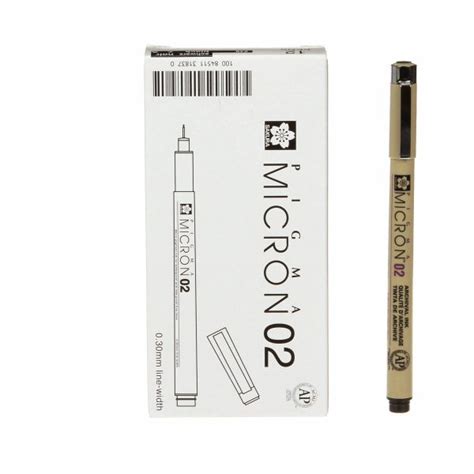 Pigma Pen Rotulador Marcador PERMANENTE Punta Extrafina 0 3 Mm Negro