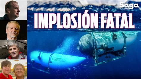 SUBMARINO TITÁN Los MILLONARIOS que querían ver el TITANIC y MURIERON