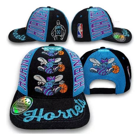 Gorra Charlotte Hornets Nba 3 Paneles Clásica
