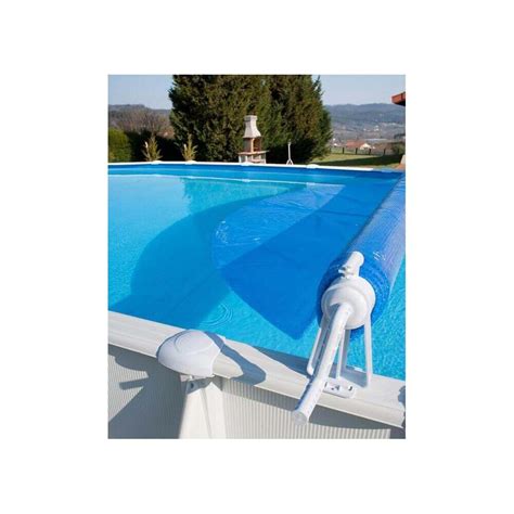 Enrouleur Bâche À Bulle Piscine Hors Sol Sur Pied