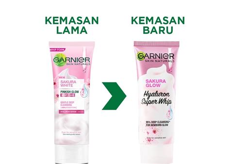 GARNIER SAKURA GLOW HYALURON SUPER WHIP 100ML Lazada Indonesia