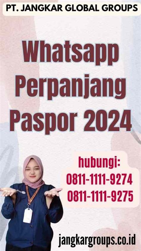 Whatsapp Perpanjang Paspor 2024 Jangkar Global Groups