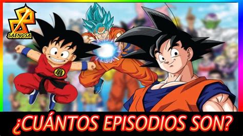 TODOS los EPISODIOS de DRAGON BALL Cuánto son dragonball YouTube