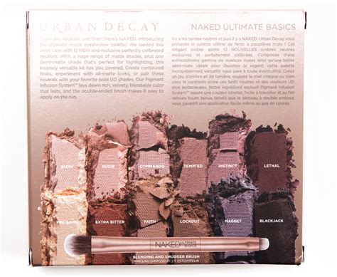 Urban Decay Naked Ultimate Basics Eyeshadow Palette Review Swatches