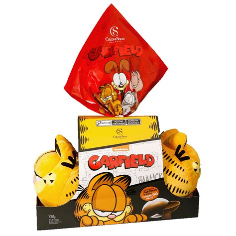 Ovo De P Scoa Da Cacau Show Traz Pantufa Do Garfield