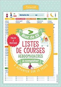 Ma Liste De Courses Gratuite Imprimer Toute Pr Te En Pdf Radin Malin