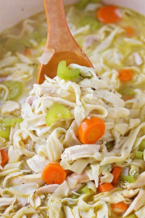 Homemade Chicken Noodle Soup Life Made Simple