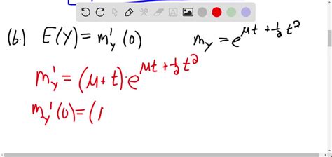 solved example 4 16 derives the moment generating function for y μ where y is normally