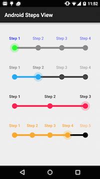 Android Android C Mo Implementar La Barra De Progreso De Paso Horizontal