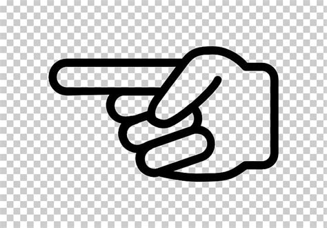 Index Finger Hand Thumb PNG Clipart Angle Area Black And White