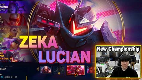 Zeka Stream Lucian Vs Talon Mid Kr Challenger Gameplay Youtube