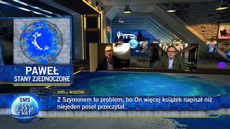 Wojciech Zimiński i Wojciech Fiedorczuk w Szkle Kontaktowym TVN24