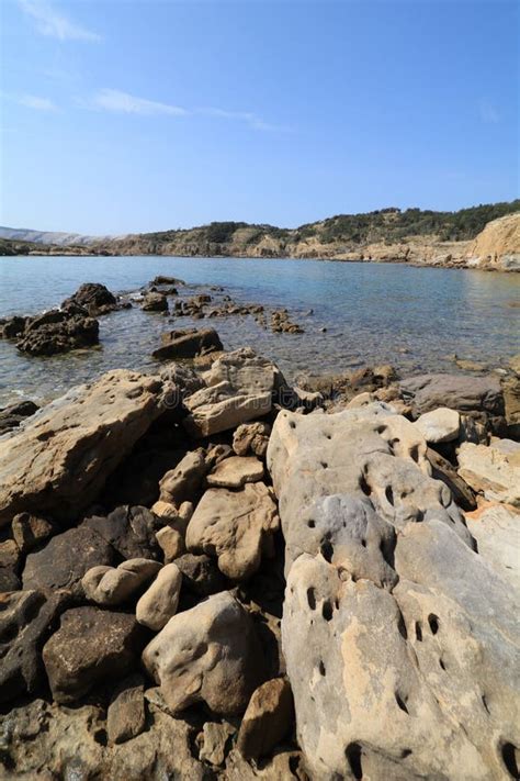 Stolac Naturist Stony Beach On The Island Of Rab Stock Photo Image Of