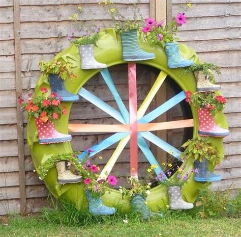 25 Tractor Tire Garden Ideas To Beautify Your Yard