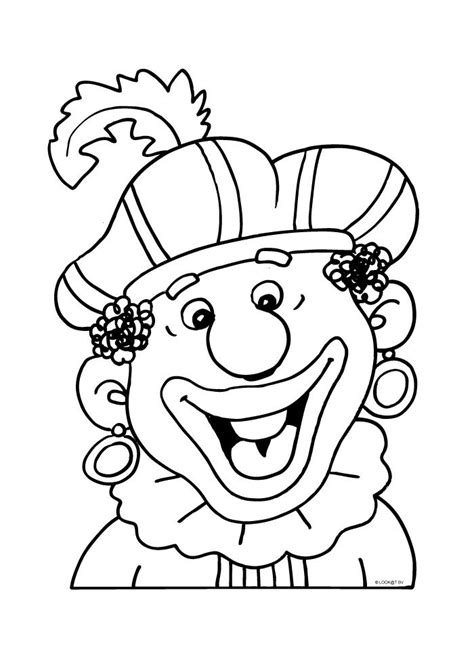 Kleurplaat Zwarte Piet Shoot Art