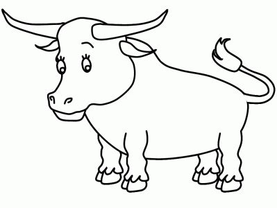 Desenhos De Touros Para Colorir E Pintar