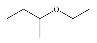 Draw The Bond Line Structure For Sec Butyl Ethyl Ether Write Down Its
