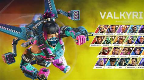 NEW Valkyrie Fluorescent Tech Skin Showcase Apex Legends YouTube