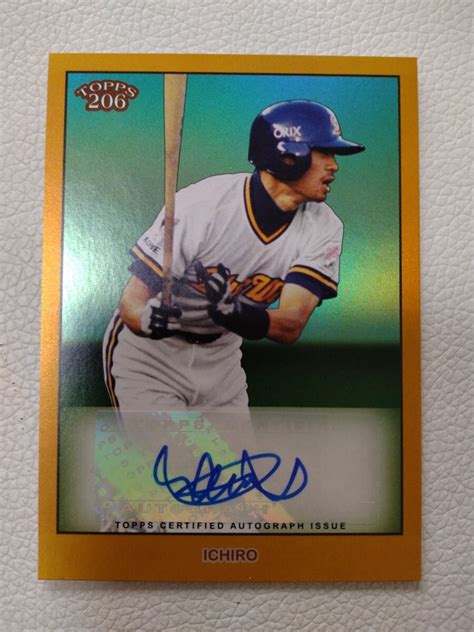 1円スタート 2023 TOPPS 206 NPB イチロー 直筆サインカード 10枚限定 オリックス Topps 売買されたオークション