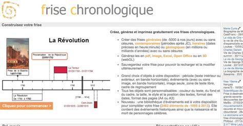 Services Pour Cr Er Des Frises Chronologiques Sans Inscription Les