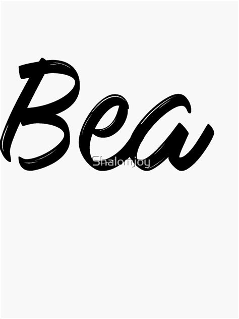 Bea Sticker For Sale By Shalomjoy Redbubble