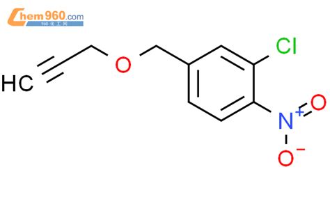 41420 76 2 BENZENE 2 CHLORO 1 NITRO 4 2 PROPYNYLOXY METHYL 化学式结构式