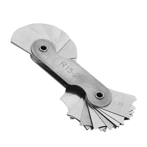 Jauge étalon Jauge de filet de rayon en acier inoxydable outil de