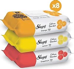 Sleepy Citrus Garden 90 Yaprak 12 Li Paket Islak Bebek Havlusu