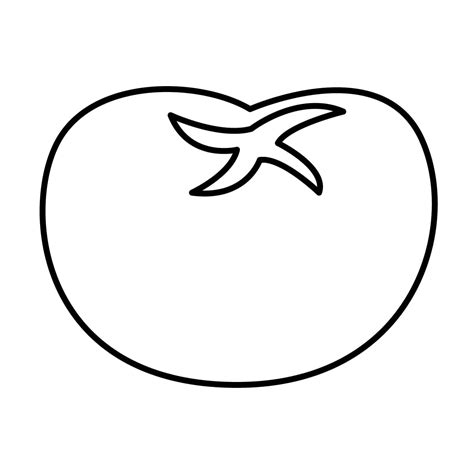 Dibujo De Tomate Para Colorear E Imprimir Dibujos Y Colores