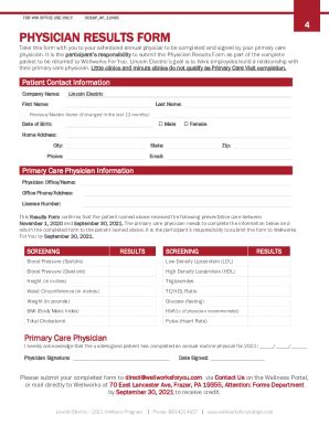 Fillable Online Physician Results Forms Fax Email Print PdfFiller