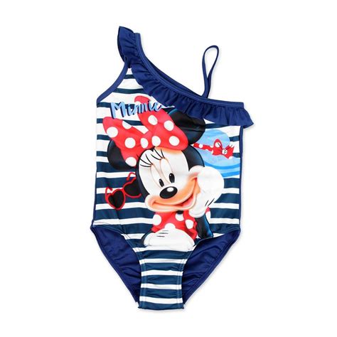 Minnie Maillot de Bain Fille 1 pièce Bleu Un maillot de bain