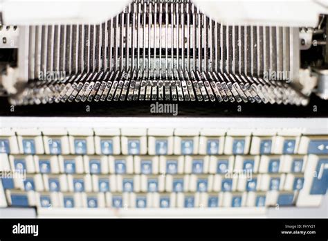 Old Typewriter Blurred Stock Photo Alamy